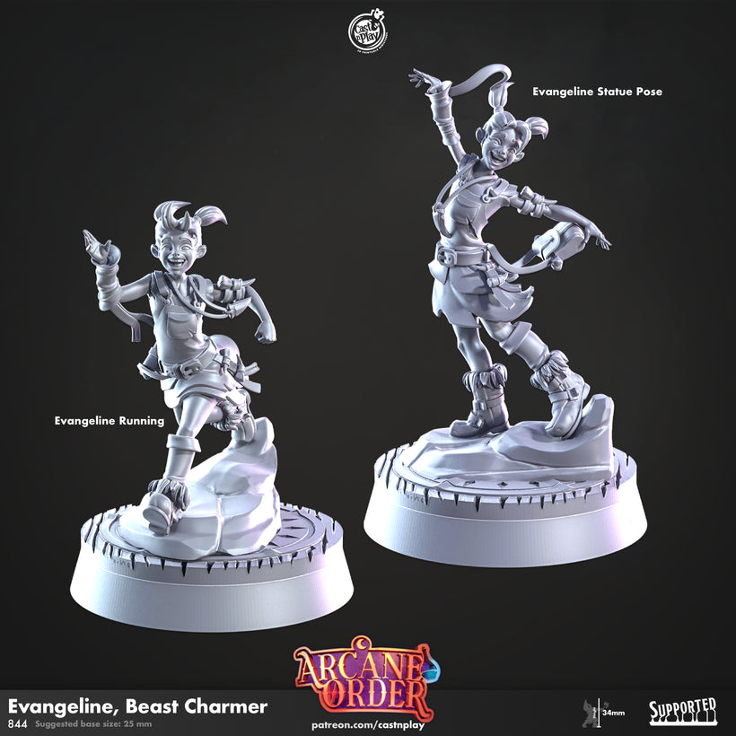 Evangeline, Beast Charmer, Cast N Play, Arcane Order – Daedalus Studios