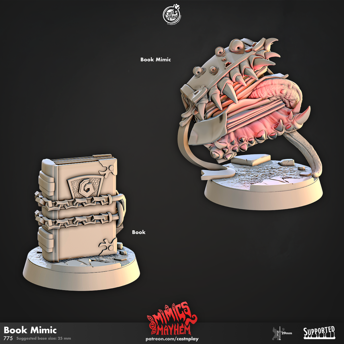 Book Mimic, Cast N Play, Mimics Mayhem – Daedalus Studios