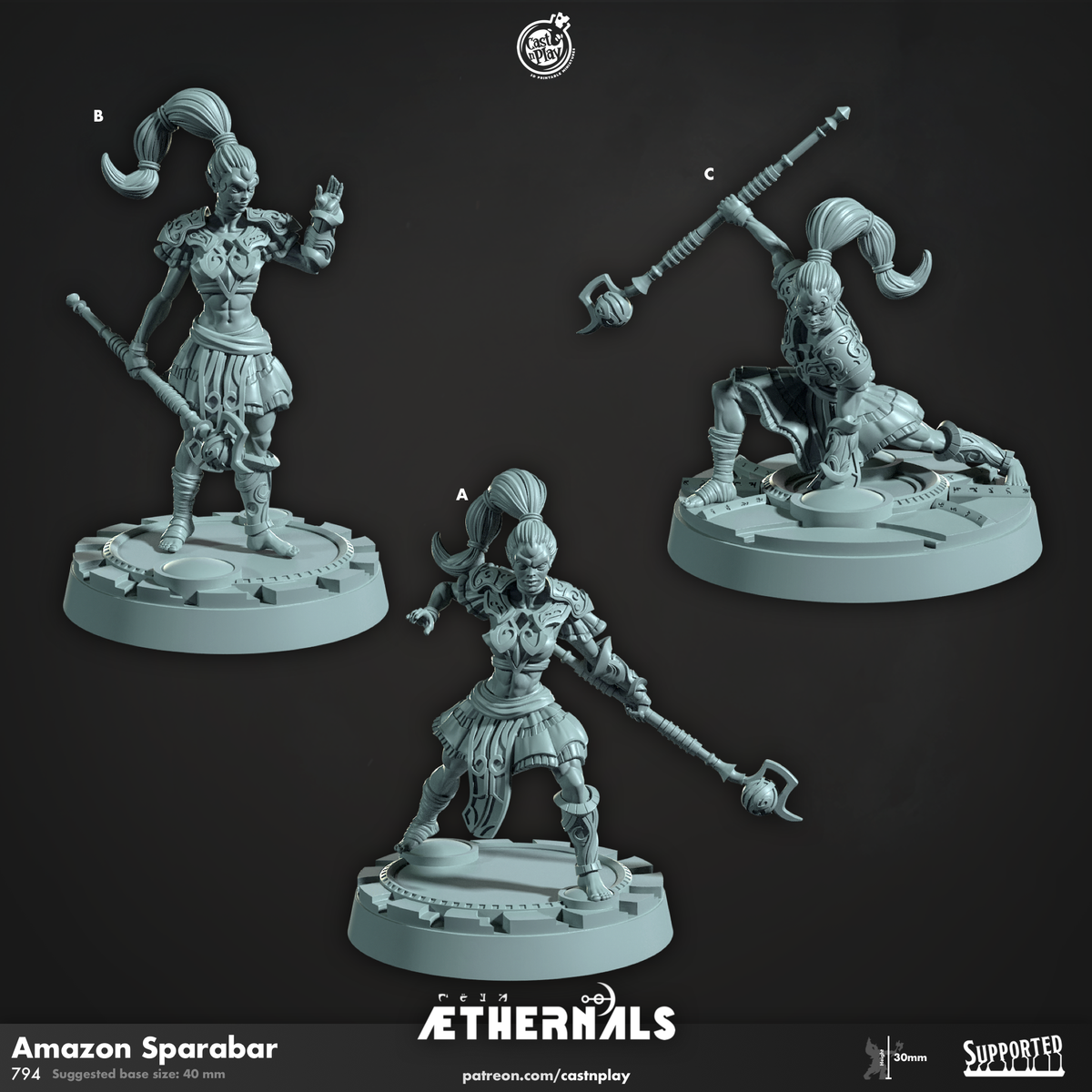 Amazon Sparabar, Cast N Play, Aethernals – Daedalus Studios