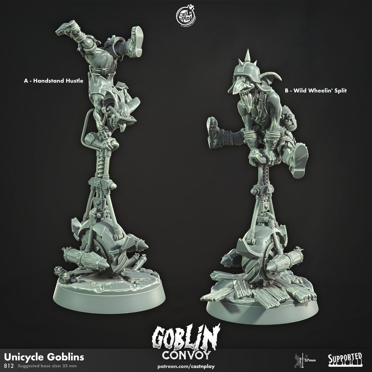 Unicycle Goblins, Cast N Play, Goblin Convoy – Daedalus Studios