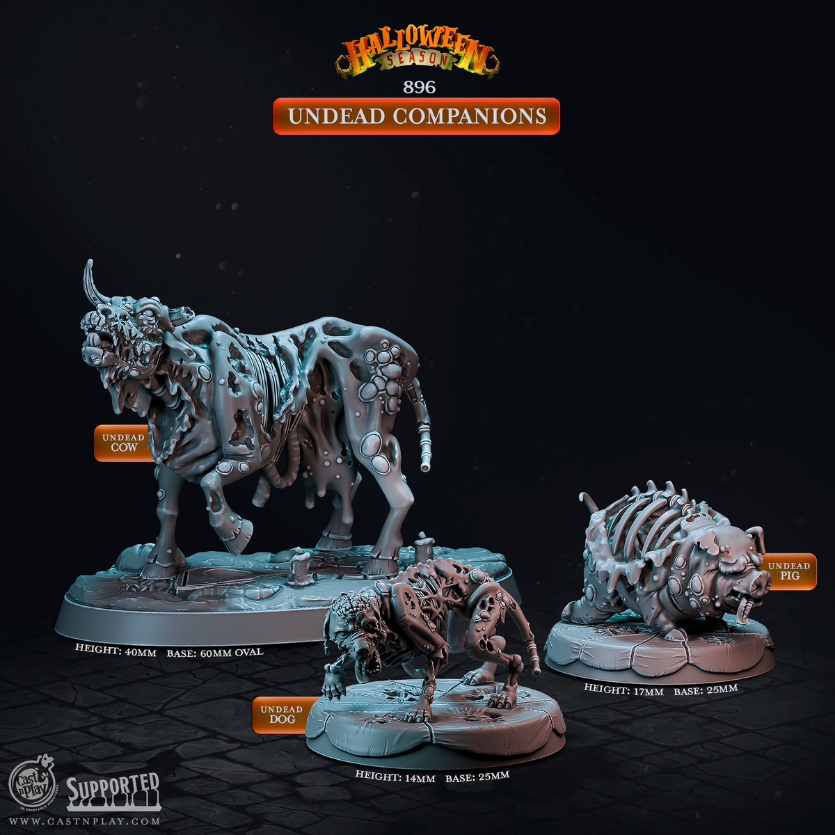 Undead Companions, Cast N Play, Halloween Season – Daedalus Studios