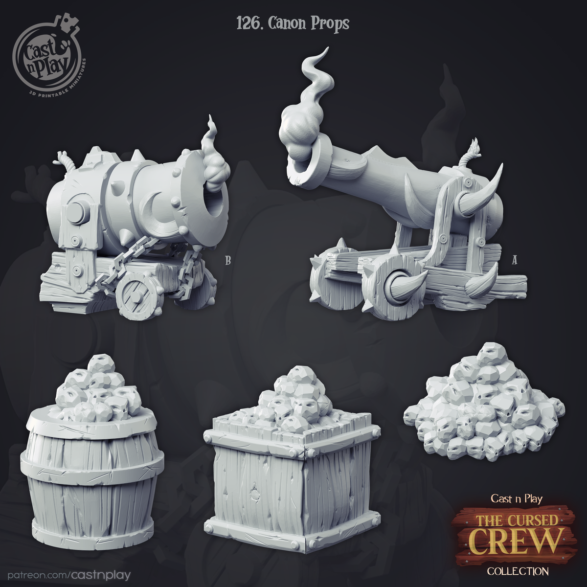 Pirate Cannon, Cast N Play – Daedalus Studios