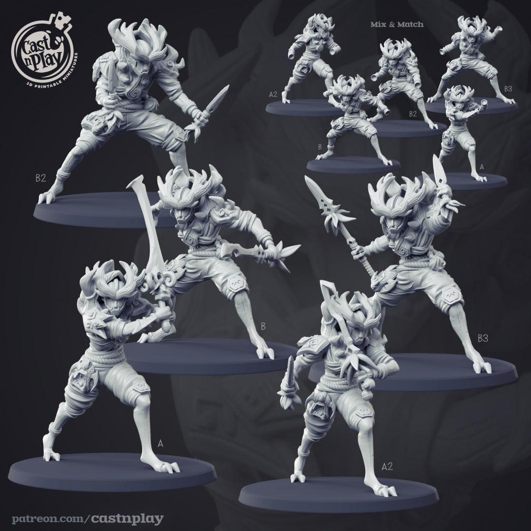 Cast N Play Forest Warrior A from the Forest Creatures Collection ...