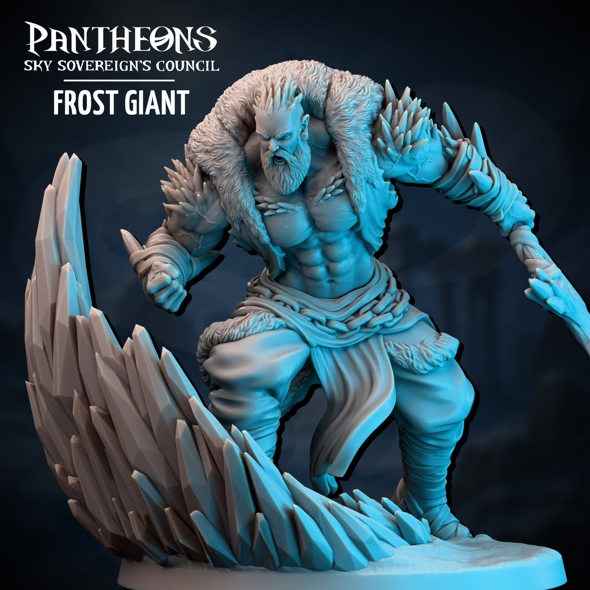 Frost Giant, Arcane Minis, Pantheons – Daedalus Studios