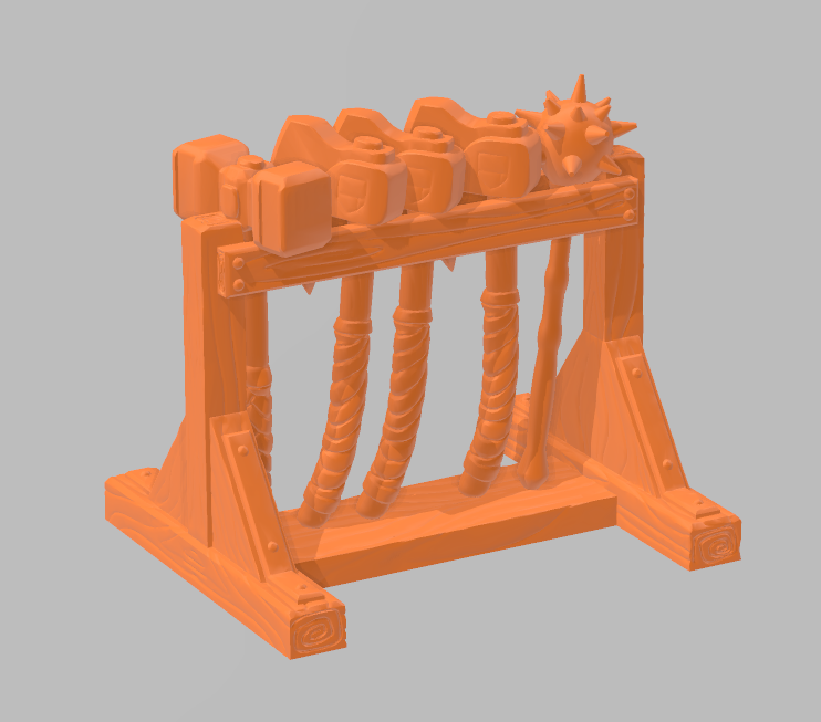 Weapons Racks, Cast N Play, D&D, Pathfinder, TTRPG – Daedalus Studios