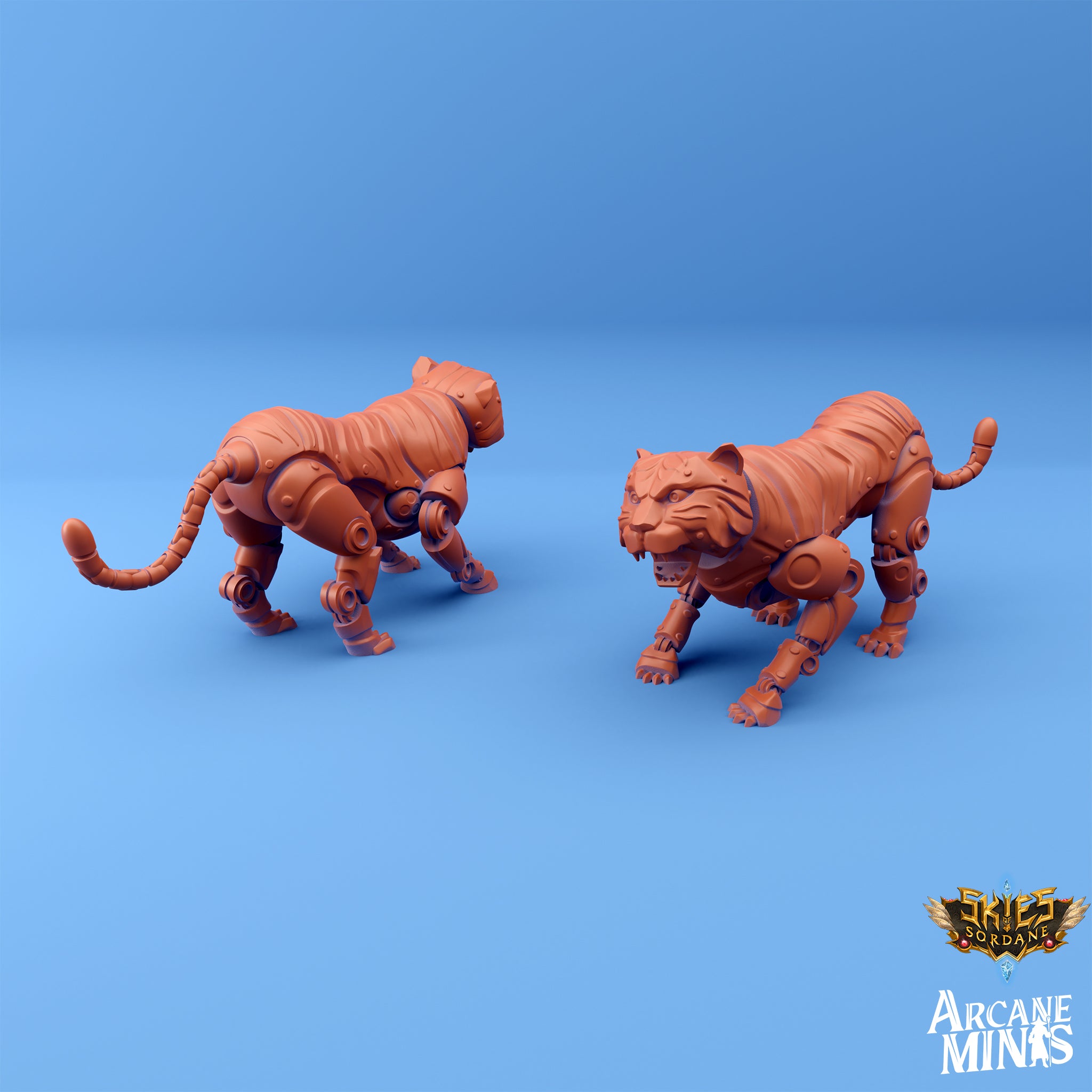 Mechanimal Tiger, Arcane Minis, Mechanimals Collection – Daedalus Studios